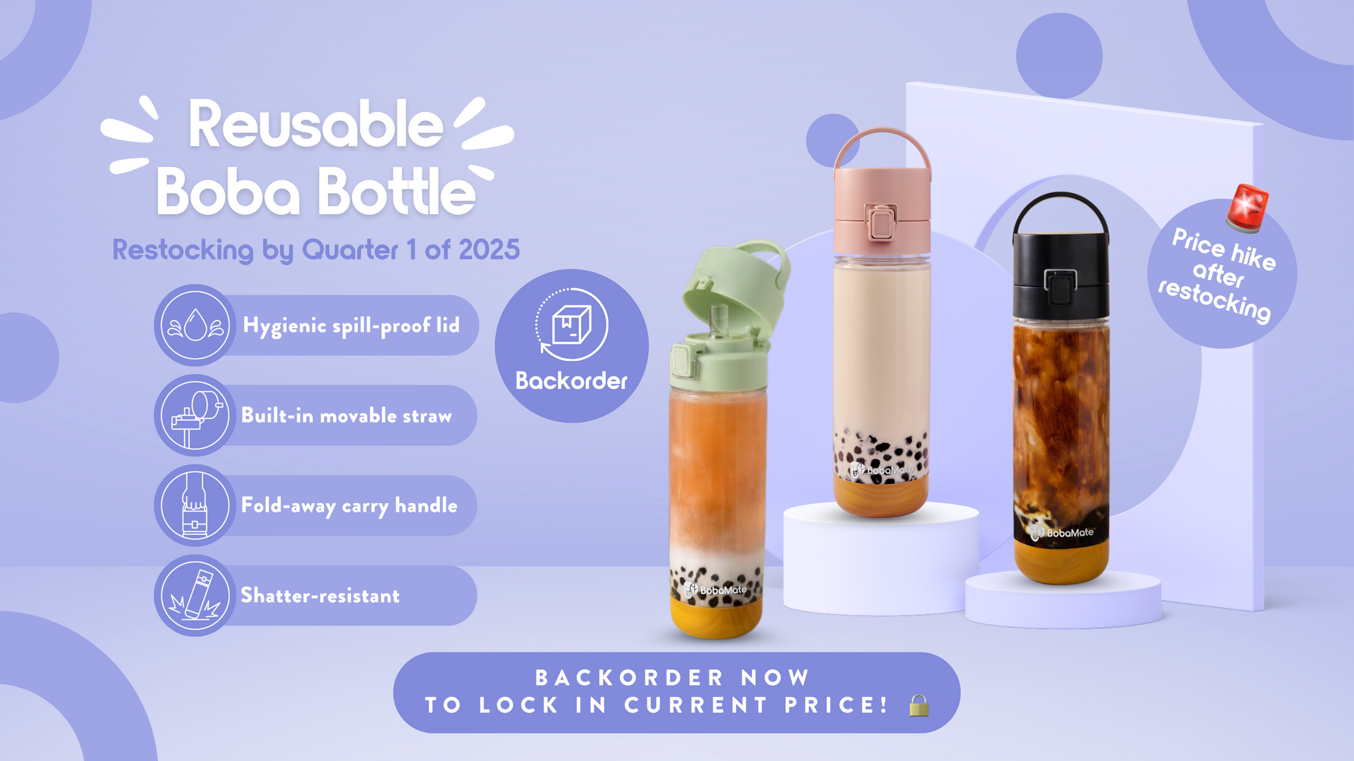 BobaMate® | DIY Boba Kits & World's Most Convenient Reusable Boba Cup