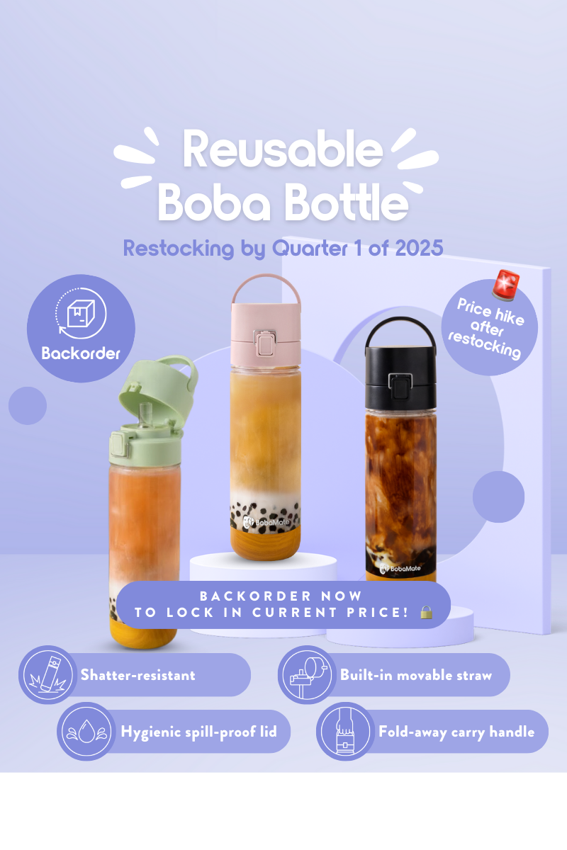 BobaMate® | DIY Boba Kits & World's Most Convenient Reusable Boba Cup
